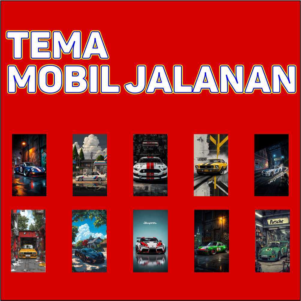 Jual SABLON SETRIKA SATUAN TEMA MOBIL JALANAN VOL.1 / SABLON DTF ...