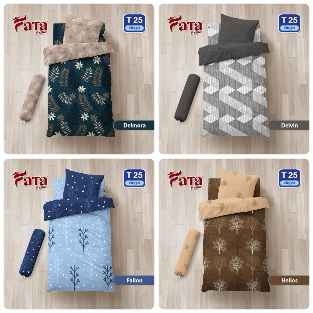 Jual Bedcover/ Bed Cover Set FATA Minimalis Ukuran Single 120x200 ...