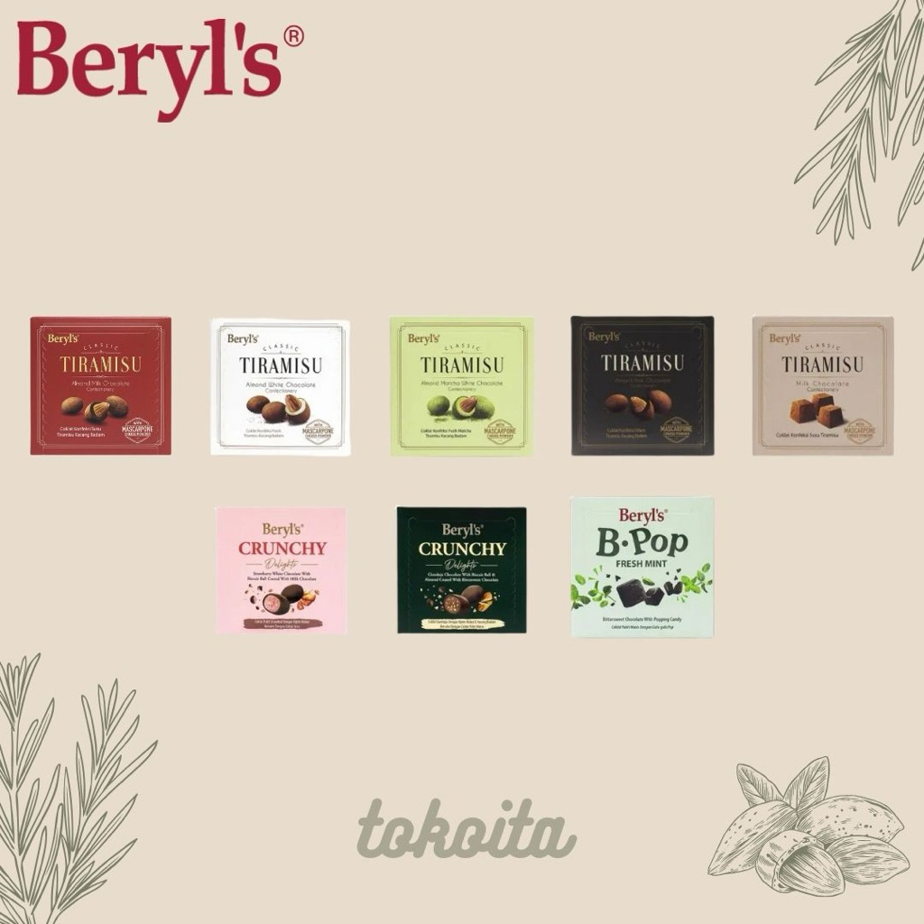 Jual Beryls Classic Tiramisu Cokelat Beryl’s Classic Tiramisu Chocolate ...