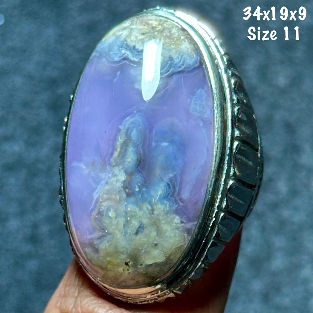 Jual Cincin Batu Akik Natural Baturaja Lavender Jumbo Pemandangan ...