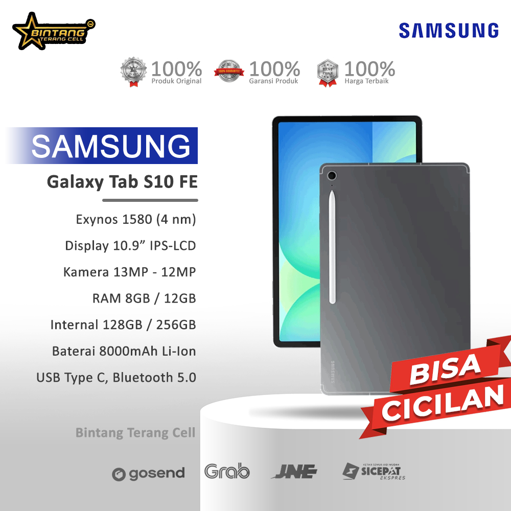 Jual Samsung Galaxy Tab S10FE tablet s10fe (Wifi only) - Galaxy Tab S10 ...