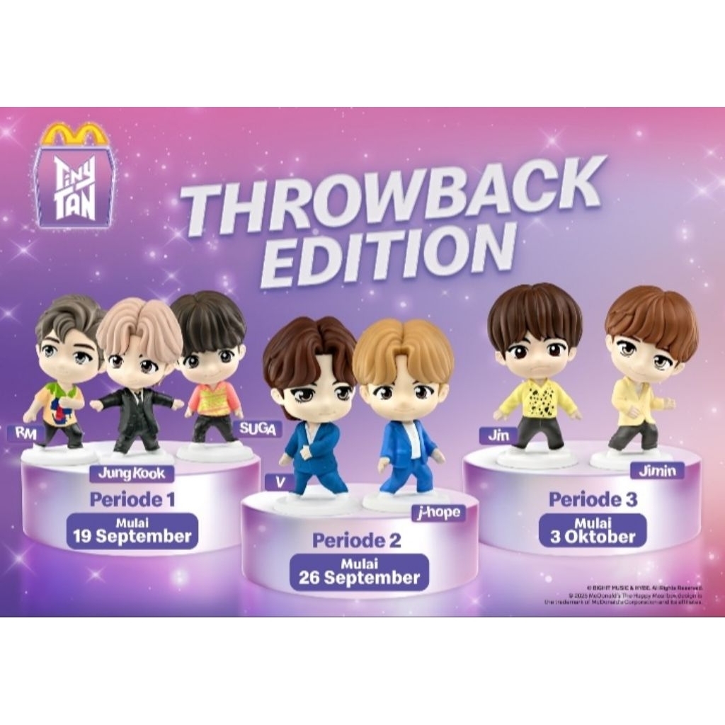 Jual Happy Meal Throwback Edition Tiny Tan BTS | Shopee Indonesia