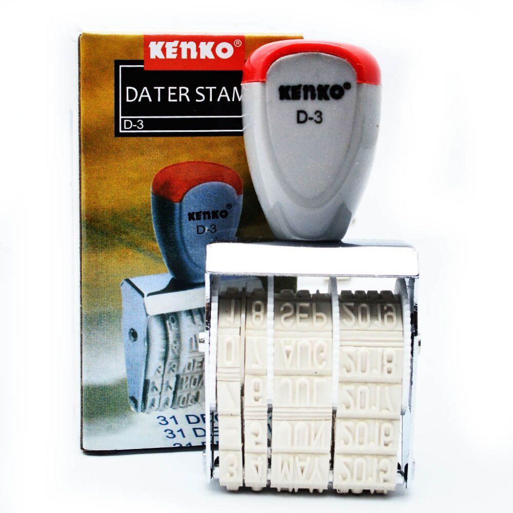 Jual KENKO Stempel Tanggal Date Stamp D - 3 ( 5 MM ) Dater Stamp -Pcs ...