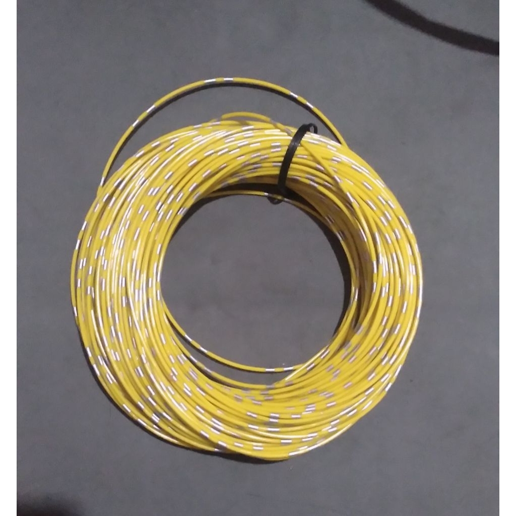 Jual kabel kuning 0,5 buat tambahan(permeter) | Shopee Indonesia