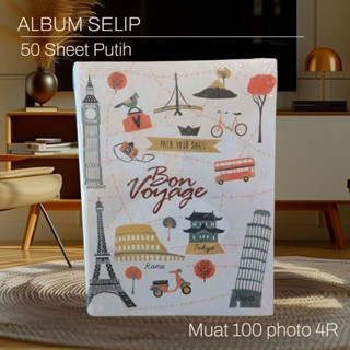 Jual ALBUM FOTO 50 SHEET 4R MUAT 100 PHOTO SHEET PUTIH / ALBUM FOTO 4R ...