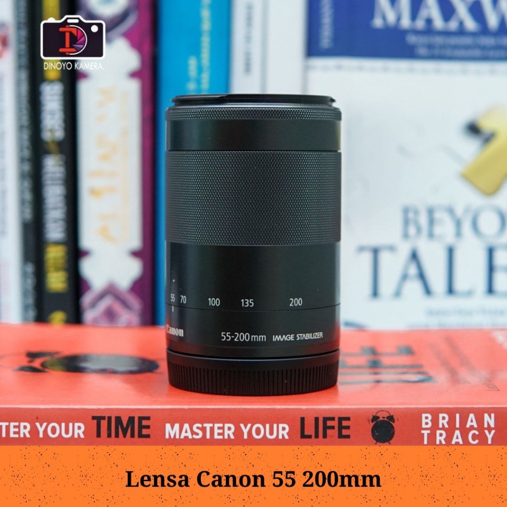 Jual LENSA MIRRORLESS CANON 55 200 MM SIAP PAKAI | Shopee Indonesia