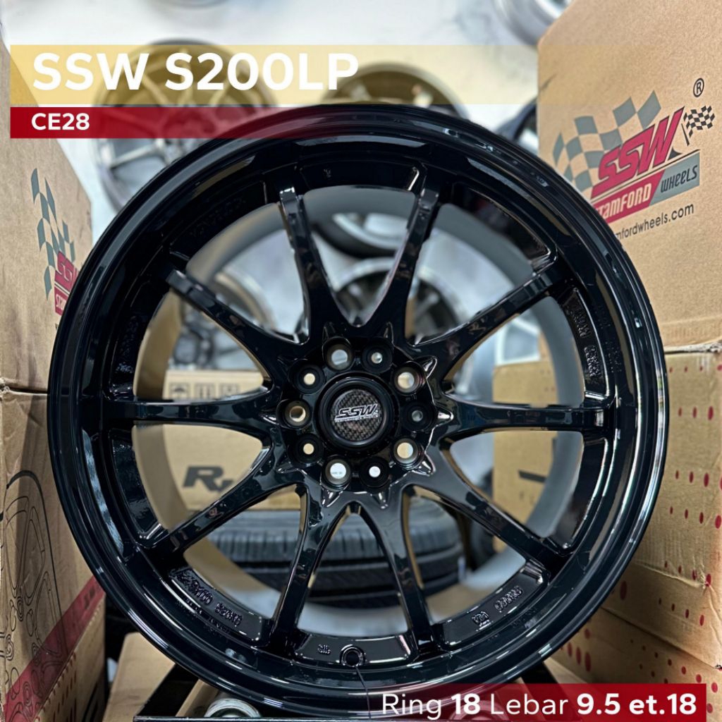 Jual VELG RACING CE28 ORIGINAL SSW THAILAND R18 LEBAR 9,5 PCD 5X114,3 ...