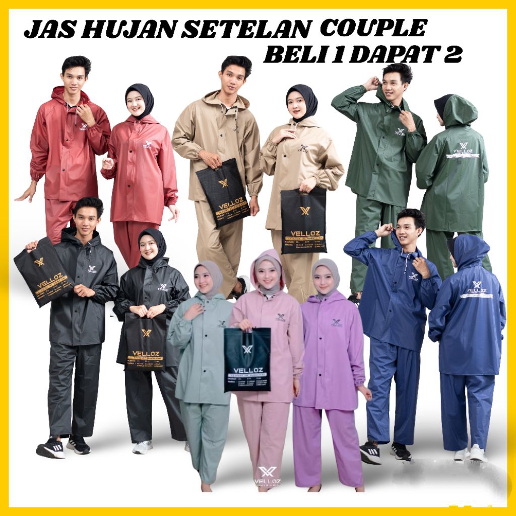 Jual THE BEST (COUPLE BELI 1 DAPAT 2) BELI 2 JAS HUJAN COUPLE LEBIH ...