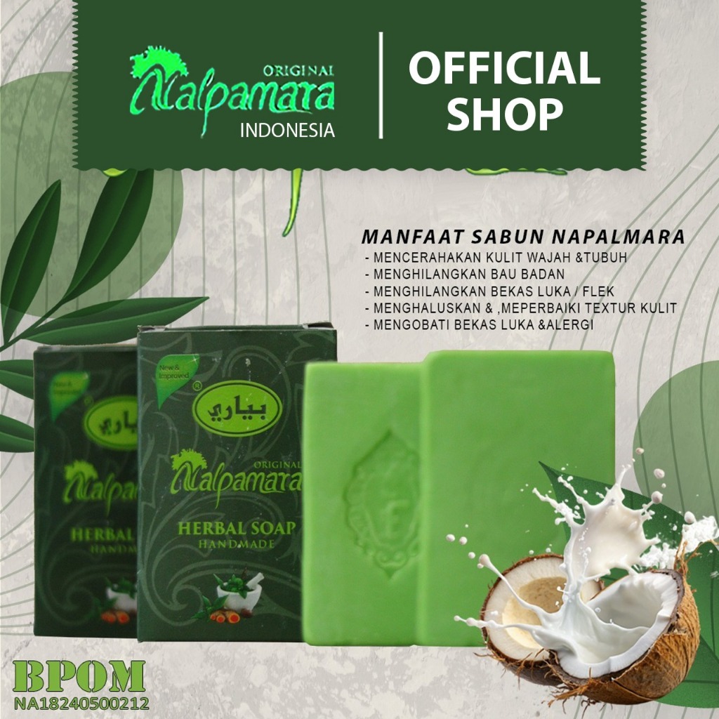 Jual Sabun NALPAMARA ORIGINAL HALAL BPOM Sabun Arab Herbal Soap ...
