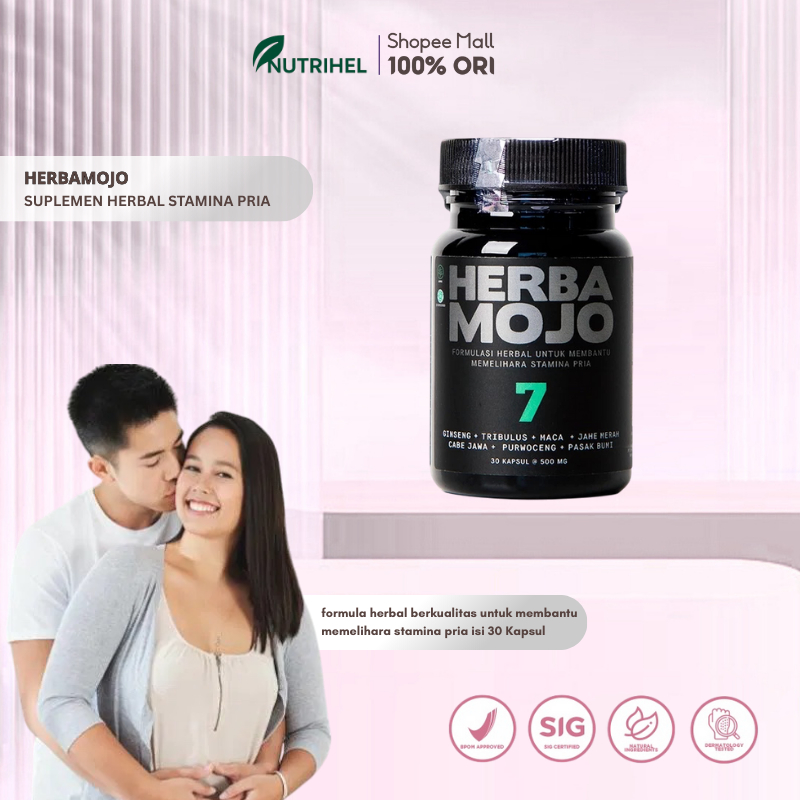 Jual Herbamojo - Suplemen Herbal Stamina Pria 30 Kapsul | Tetosteron ...