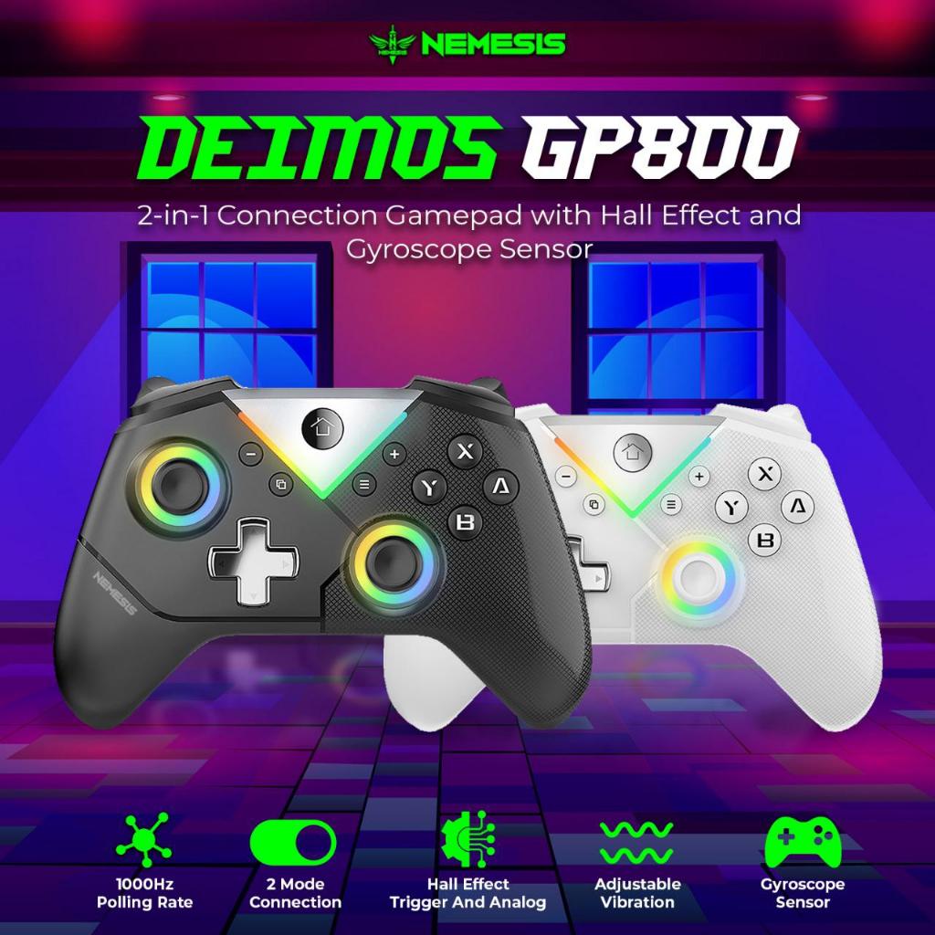 Jual NYK Nemesis GP-800 Deimos Dual Mode Wireless Bluetooth Gaming Controller / Joystick ...