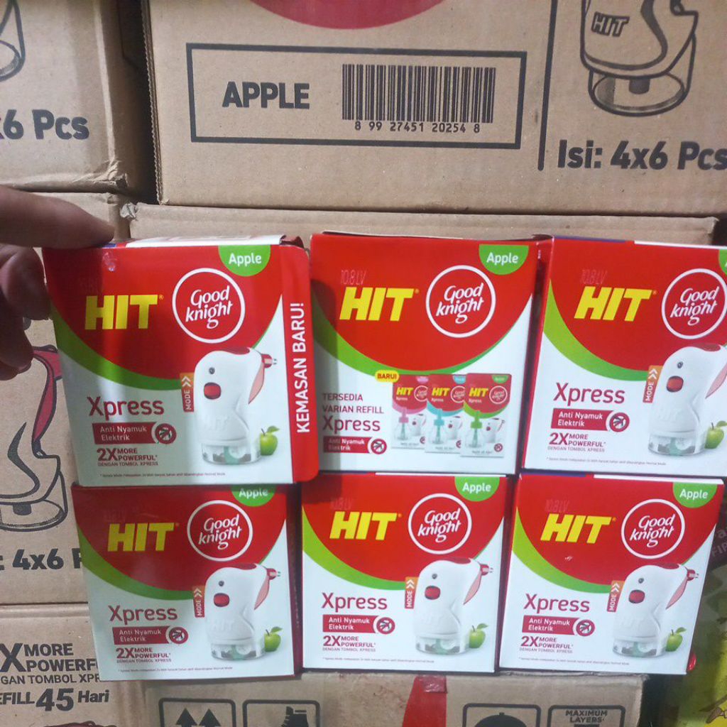 Jual (Paket 6 pcs) Hit Alat+ Isi Obat Anti nyamuk Elektrik HIT EXPRESS ...