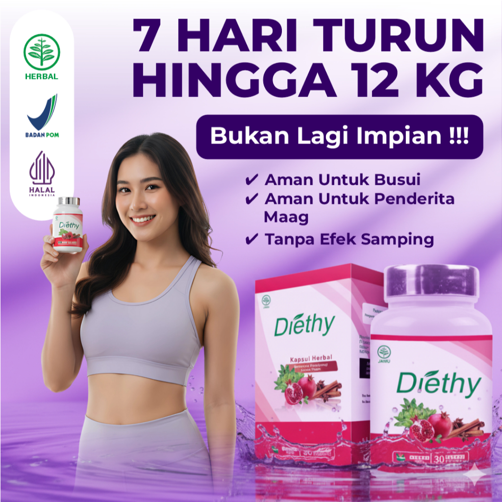 Jual DIETHY OBAT DIET Susut Lemak Perut Paha Efektif 7 Hari Turun 5 ...