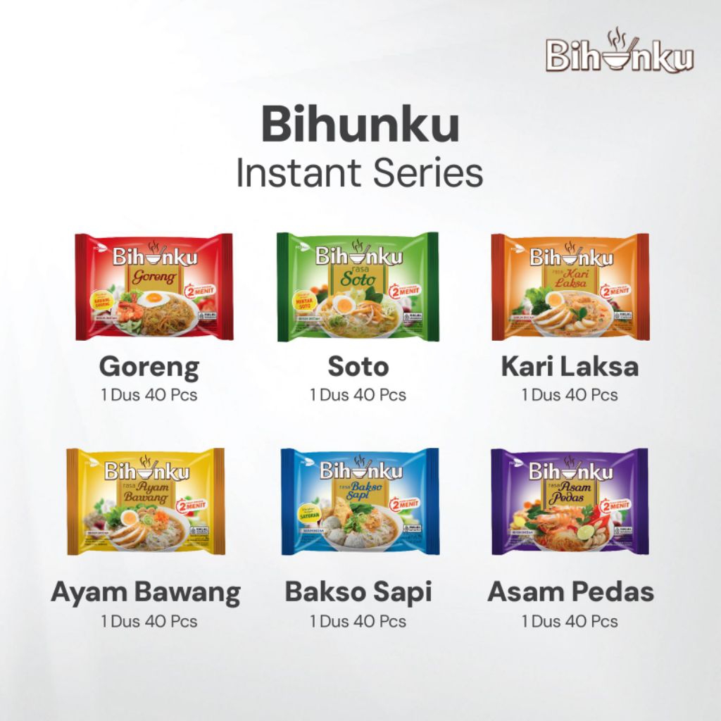 Jual Bihunku Instan - series -50gr- 55gr - 6pcs | Shopee Indonesia
