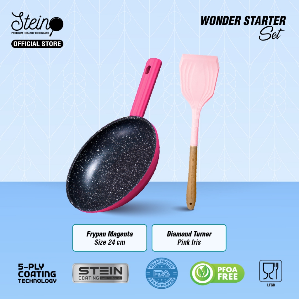 Jual STEIN Wonder Starter Set - Fry Pan 24cm + Stein Spatula | Shopee ...