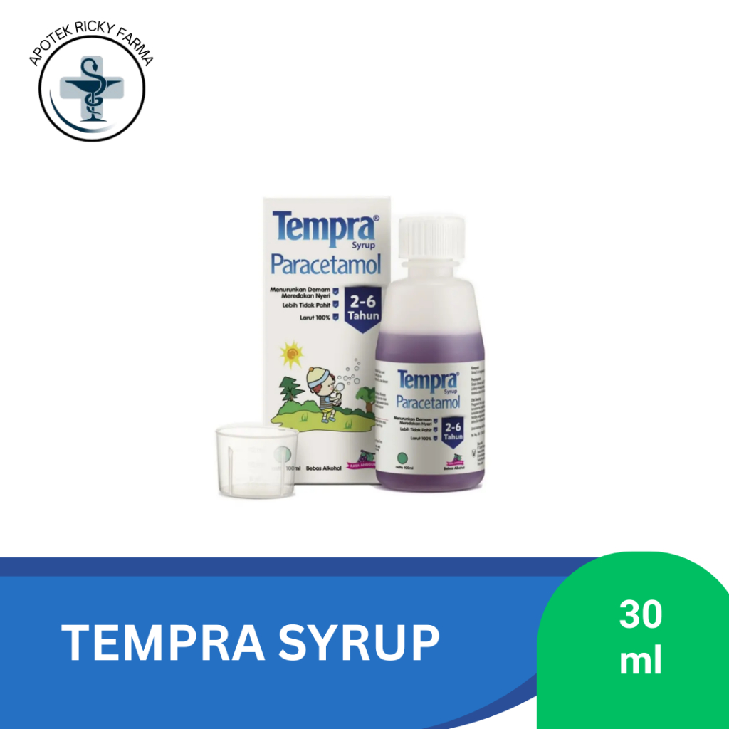 Jual TEMPRA SYRUP 30 ML / PARACETAMOL | Shopee Indonesia