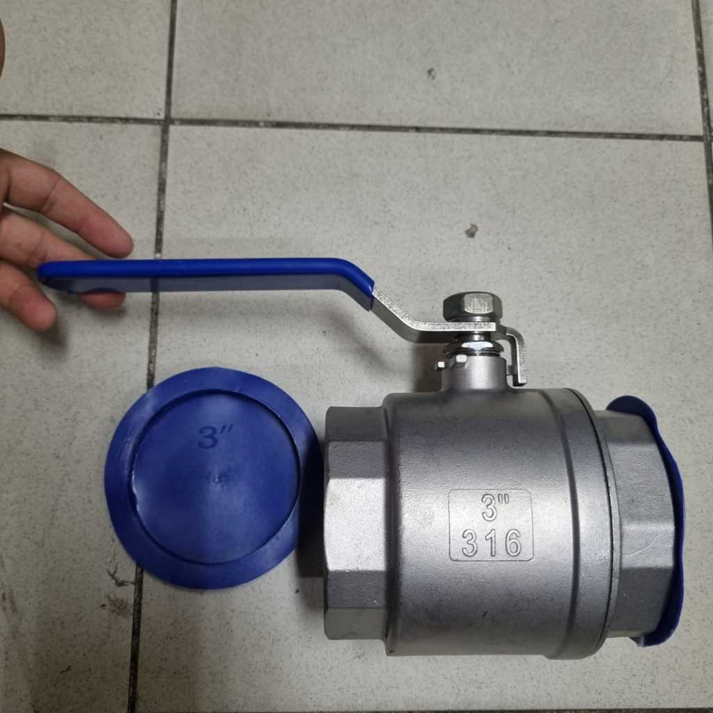 Jual Ball Valve Sankyo Stainless 316 type model 2PC SS316 2-1/2"inch ...
