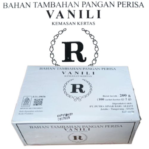 Jual Bahan tambahan pangan perisa vanili bubuk Vanili R kemasan kertas ...