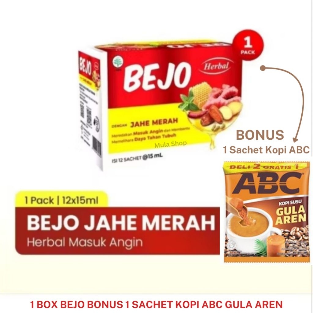 Jual BEJO MASUK ANGIN PLUS JAHE MERAH BINTANG TOEDJOE - per Box isi 12 ...