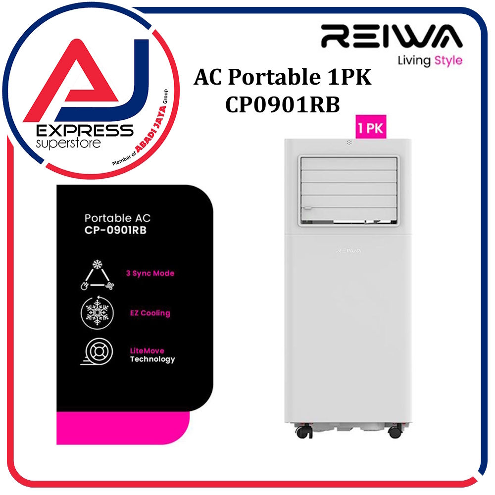Jual AC Portable 1PK Reiwa CP-0901RB / CP0901RB / CP0901 1 PK - Garansi ...