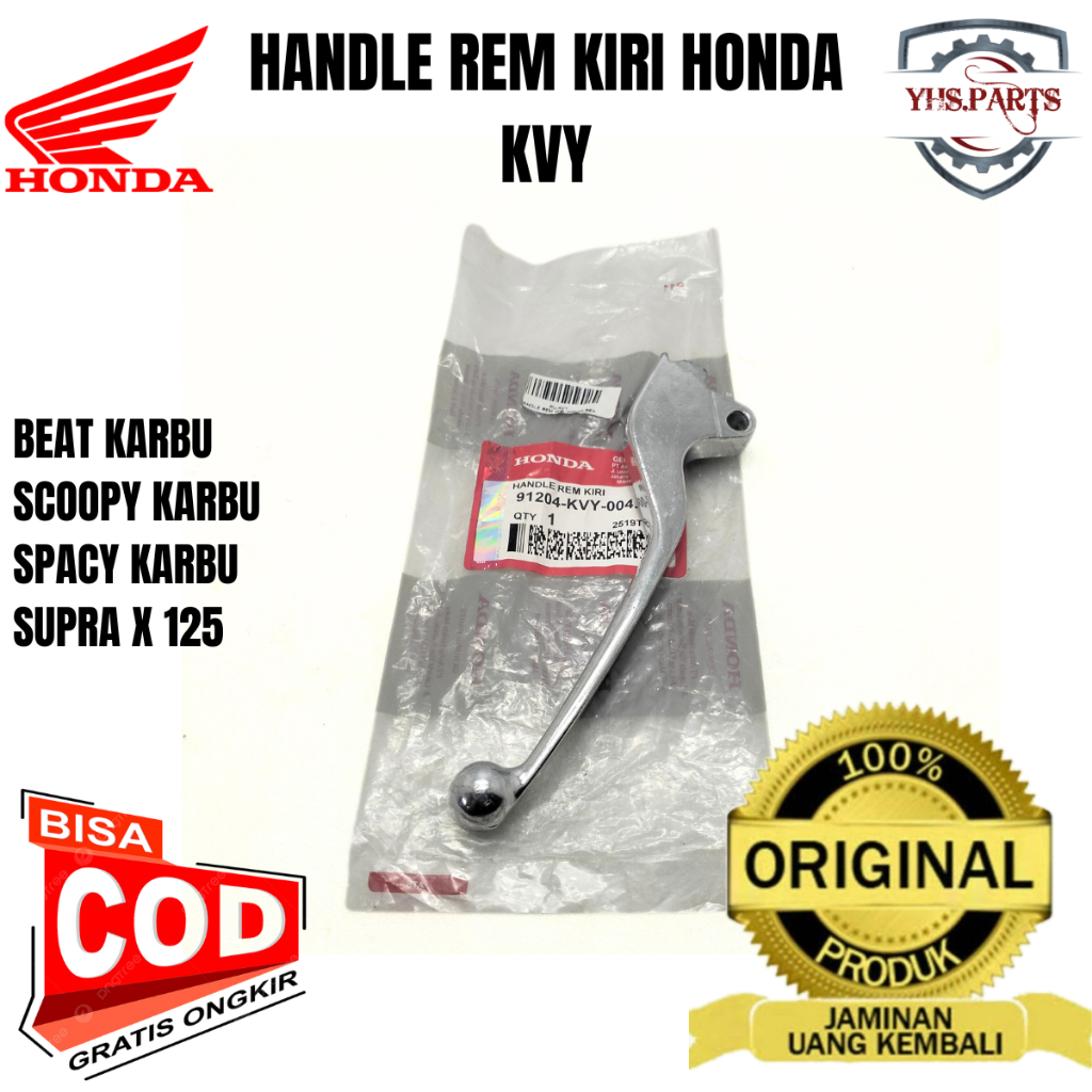 Jual ASLI ORIGINAL HANDLE REM KIRI HONDA AHM KVY BEAT KARBU SCOOPY ...