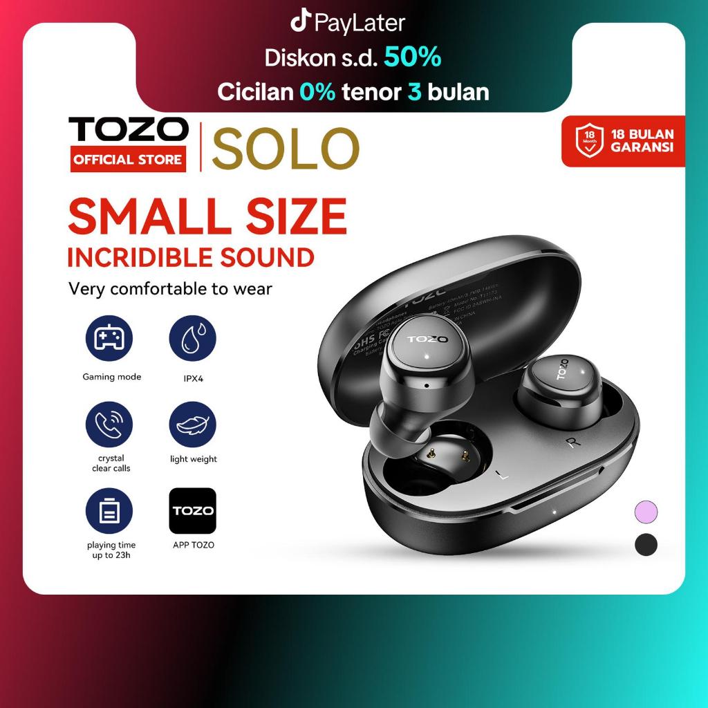 Jual TOZO Agile Solo True Wireless Bluetooth Headset Support APP TOZO ...