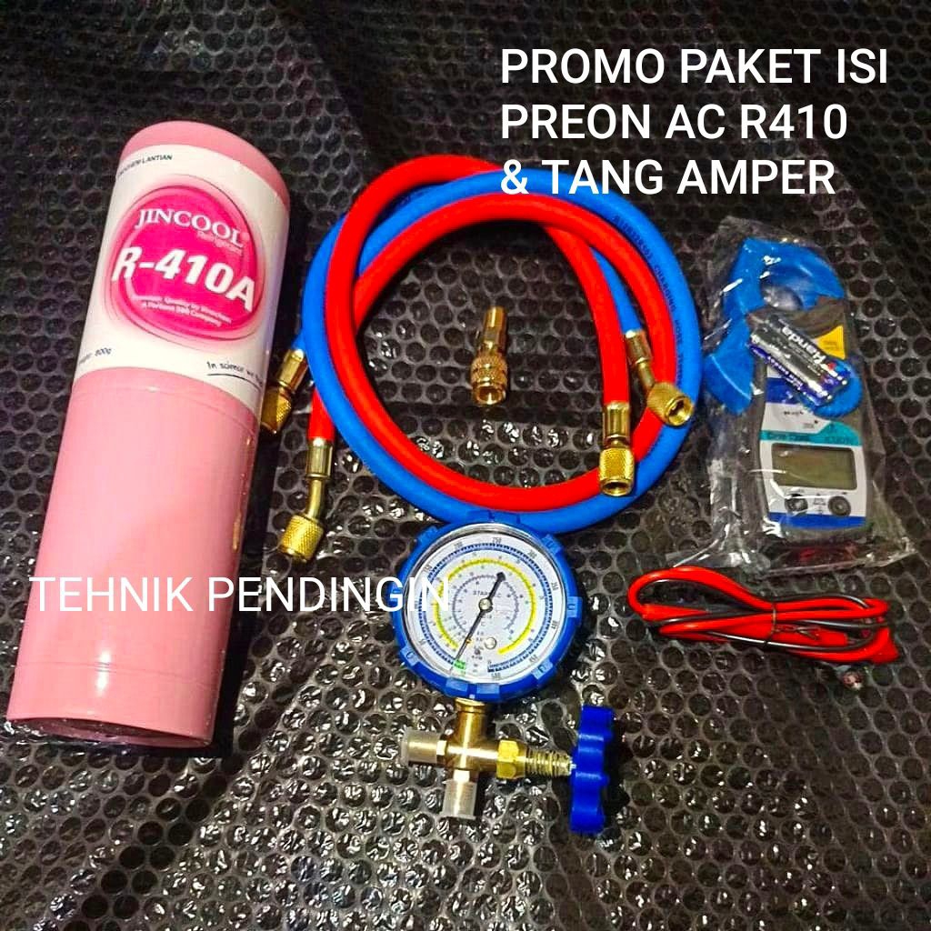 Jual PAKET ALAT PENGISIAN GAS PENDINGIN PREON AC RUMAH R410 PLUS TANG ...