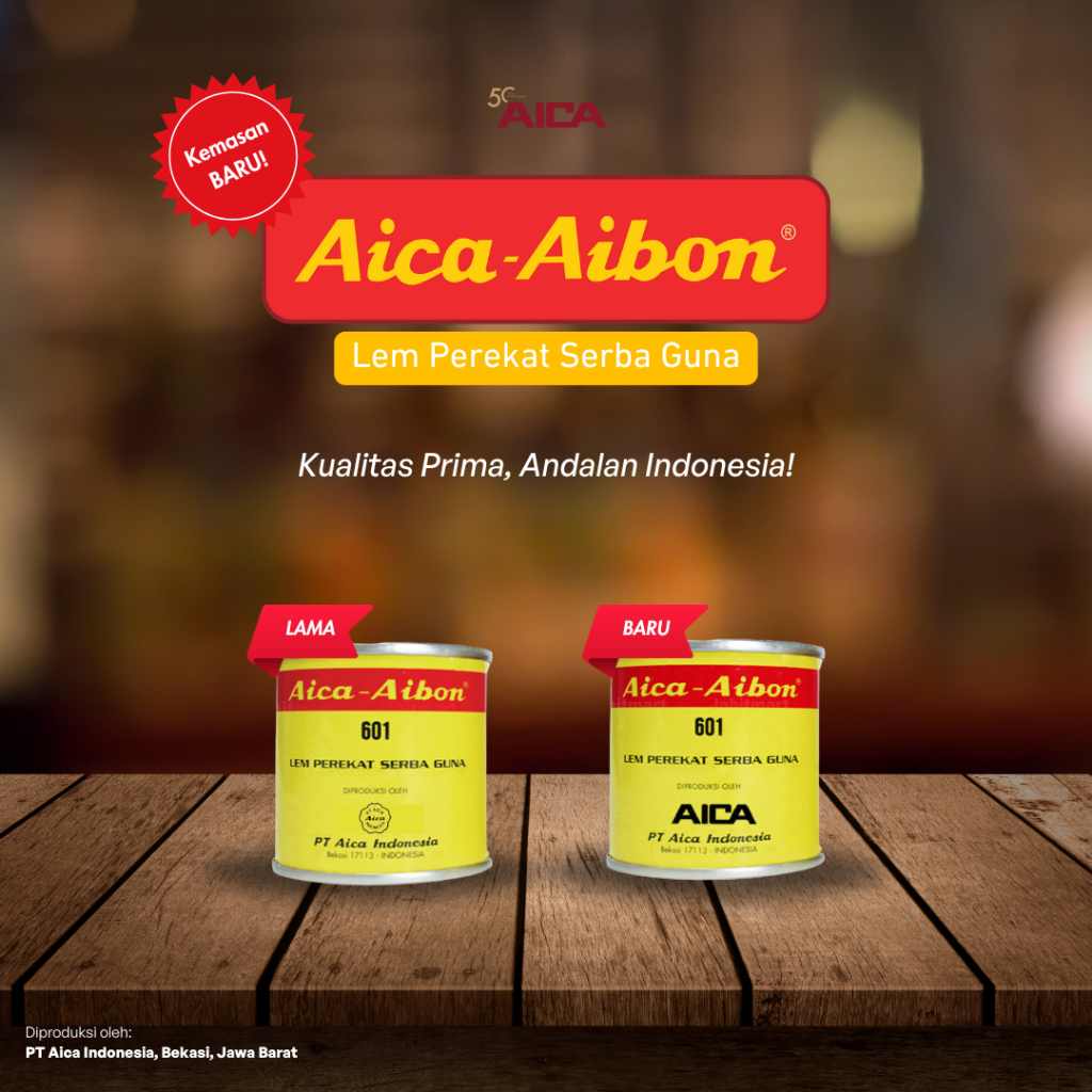 Jual LEM AICA AIBON 601 KALENG 70GRAM // LEM AIBON | Shopee Indonesia