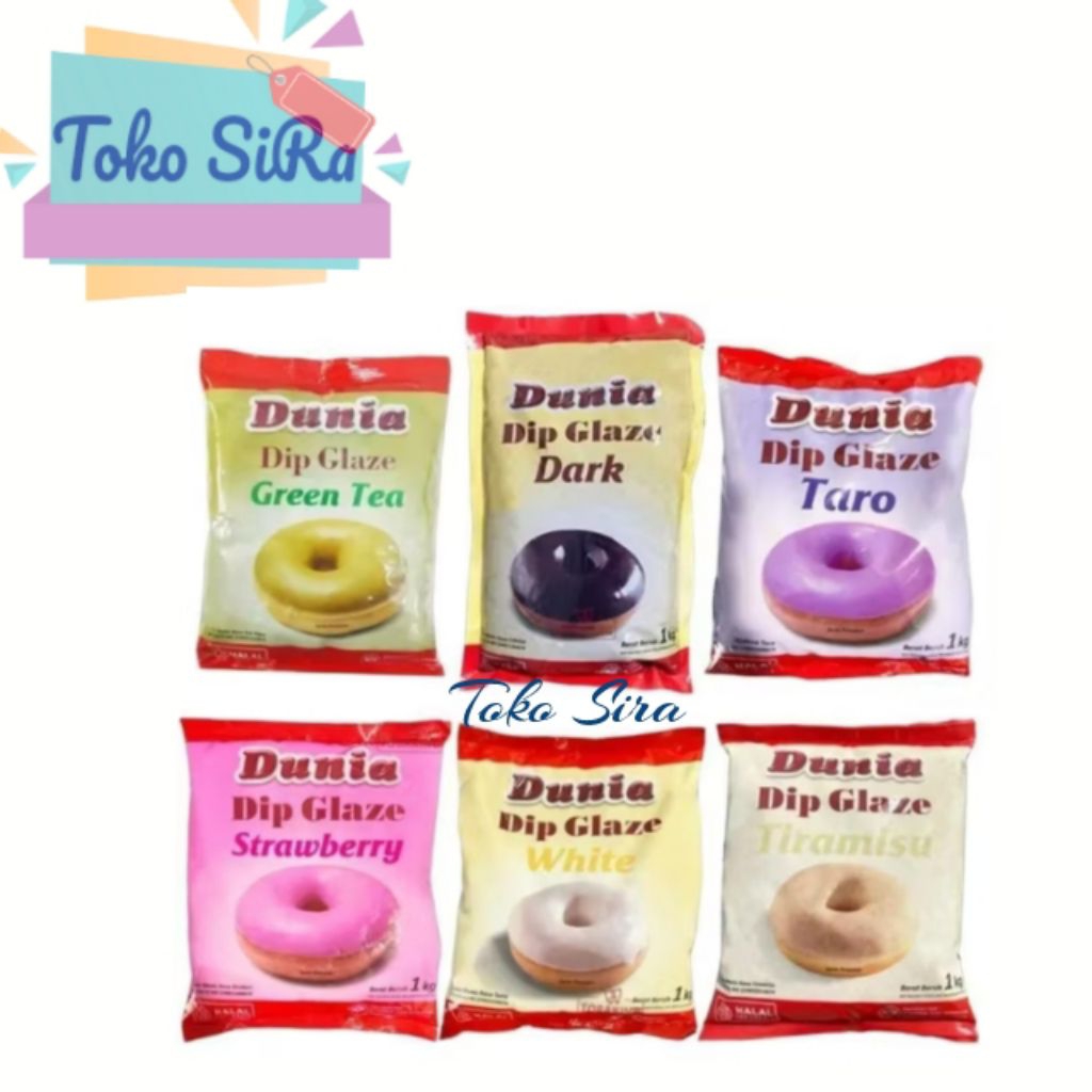Jual Dunia Dip Glaze ECO 1KG (Kemasan Bantal) | Shopee Indonesia