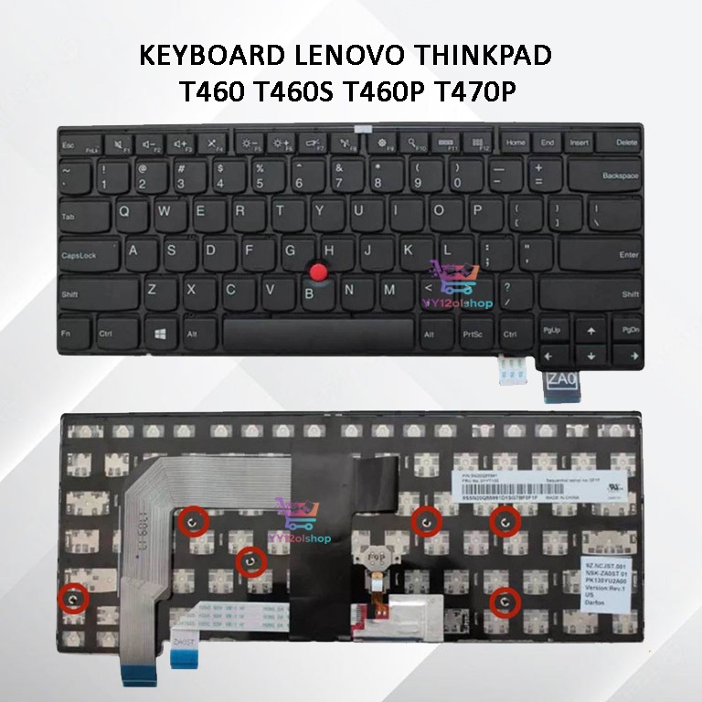 Jual KEYBOARD LENOVO THINKPAD T460 T460S T460P T470P | Shopee Indonesia