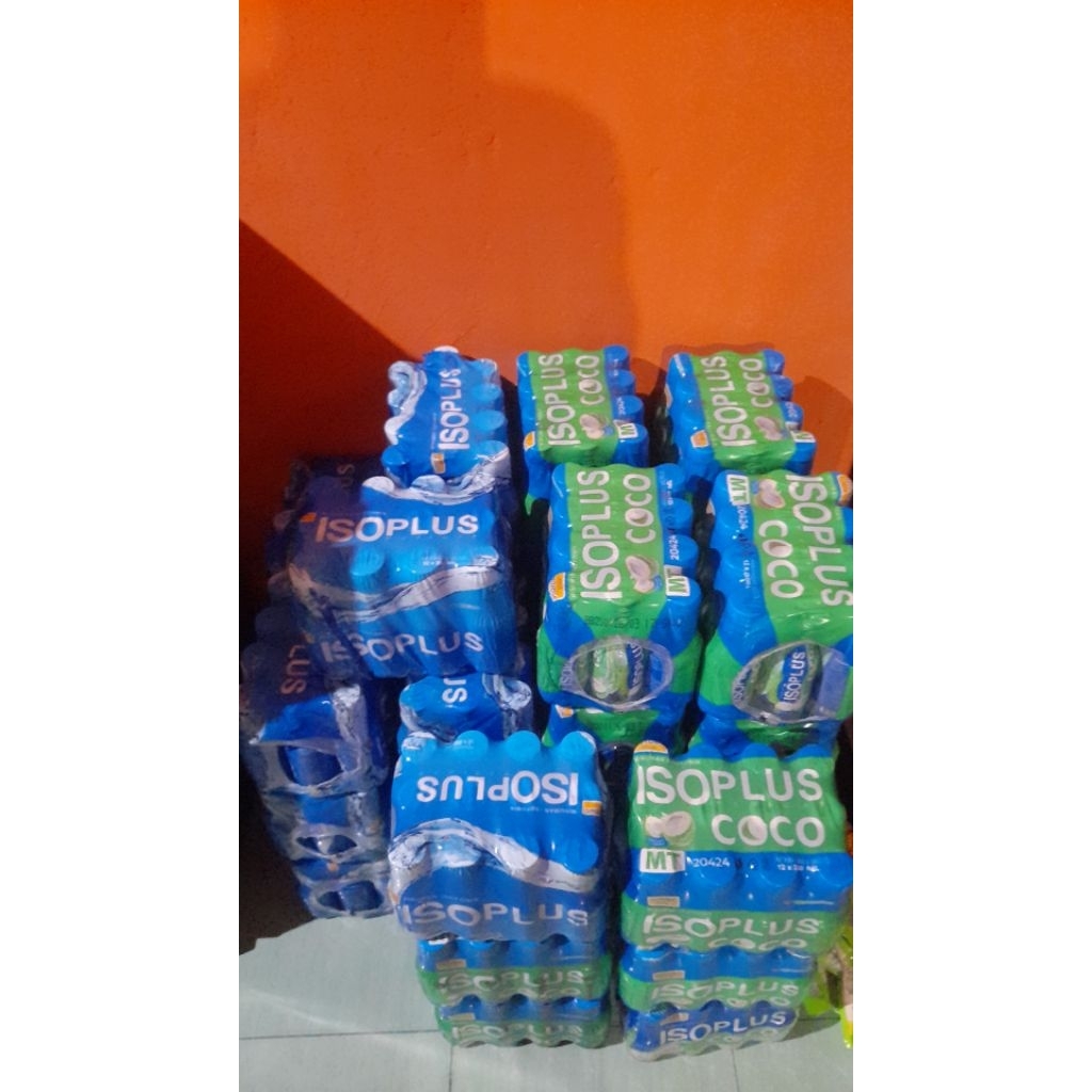 Jual ISOPLUS Minuman Isotonik 350ml 1karton isi 12botol | Shopee Indonesia