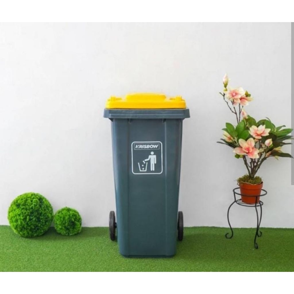 Jual Azko Krisbow Tong sampah 120 ltr | Tempat sampah plastik | Shopee ...