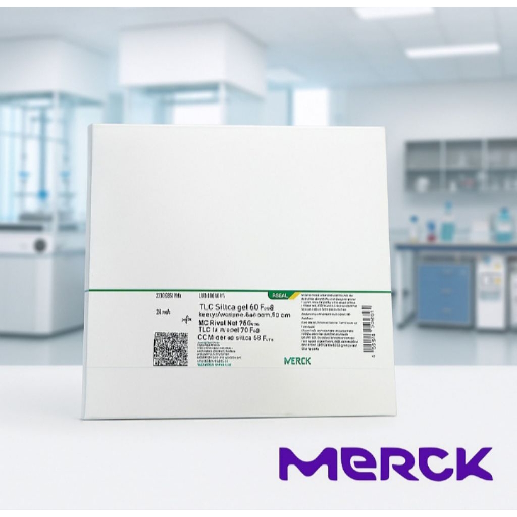 Jual Plat TLC KLT Merck Silica Gel 60 F254 Lempeng KLT TLC Silica Gel ...