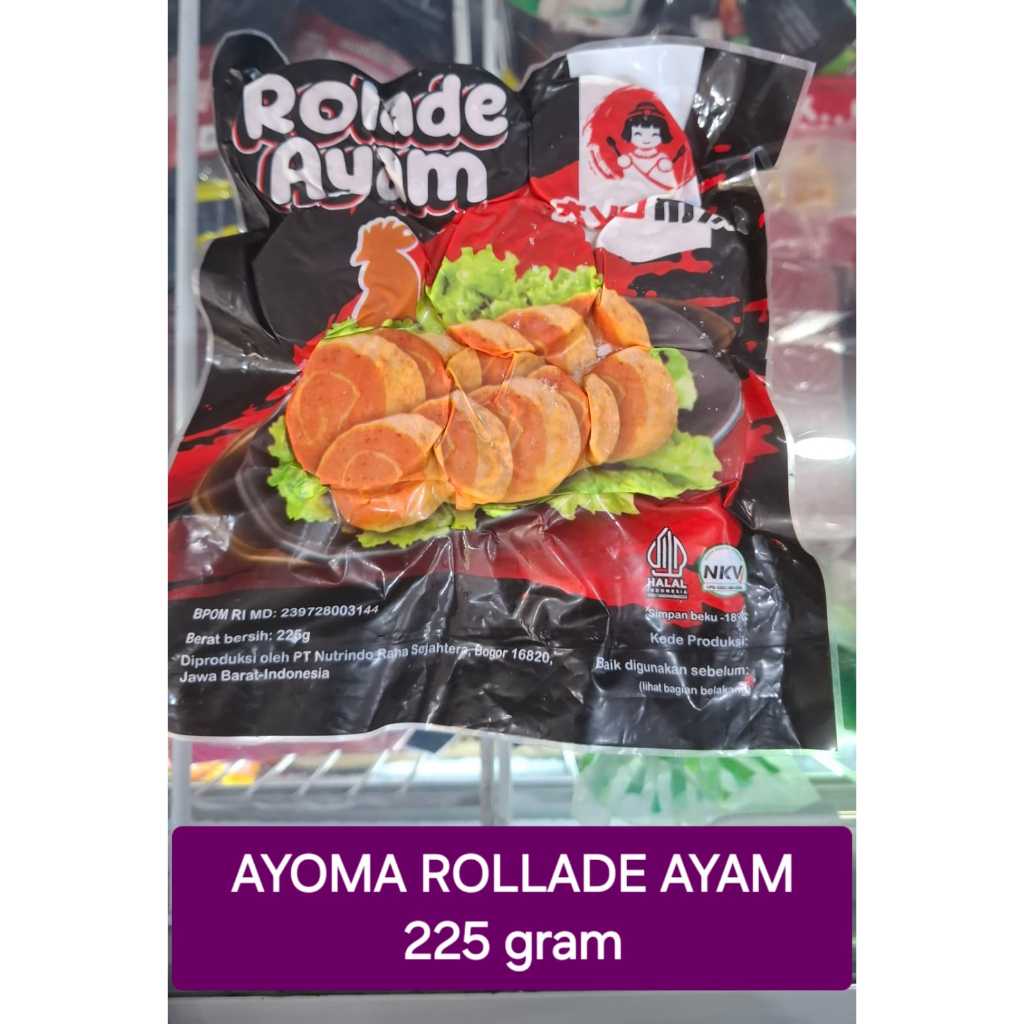 Jual Ayoma Rollade Ayam isi 9 Pcs 225gr | Shopee Indonesia