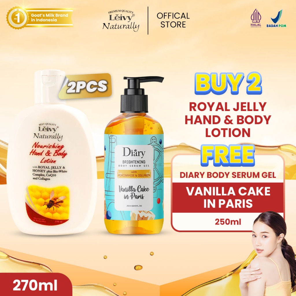 Jual Leivy Body lotion Hand Body Cream Whitening Moisturising ...
