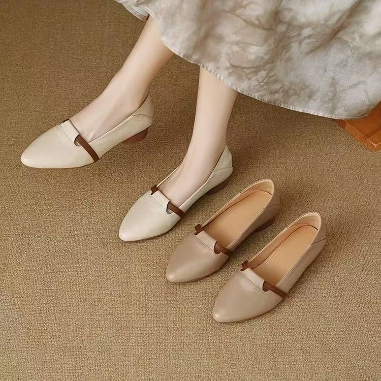 Jual Sepatu Wanita Flat Minimalis Gaya Korea - Desain Simple untuk ...