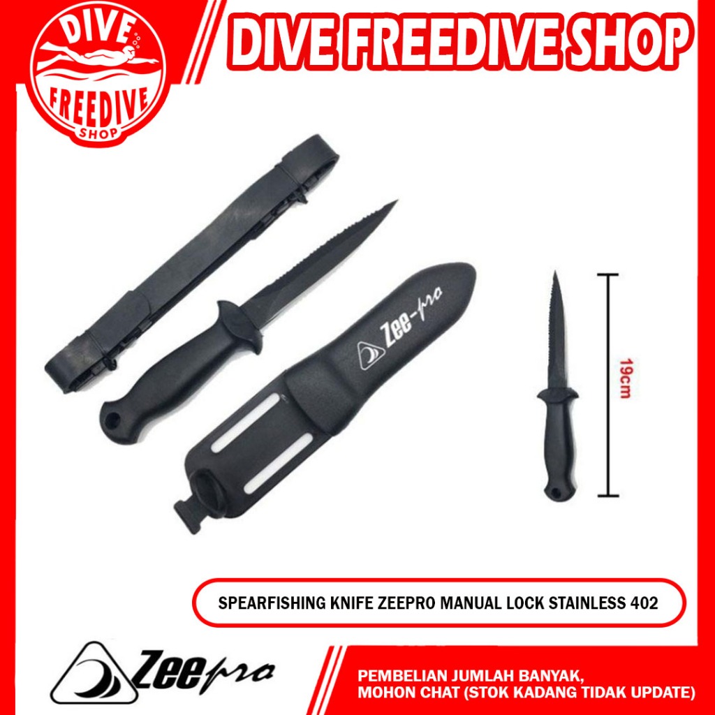 Jual Knife Zeepro Manual Lock Blade 11cm Stainless Stell 402 Pisau ...