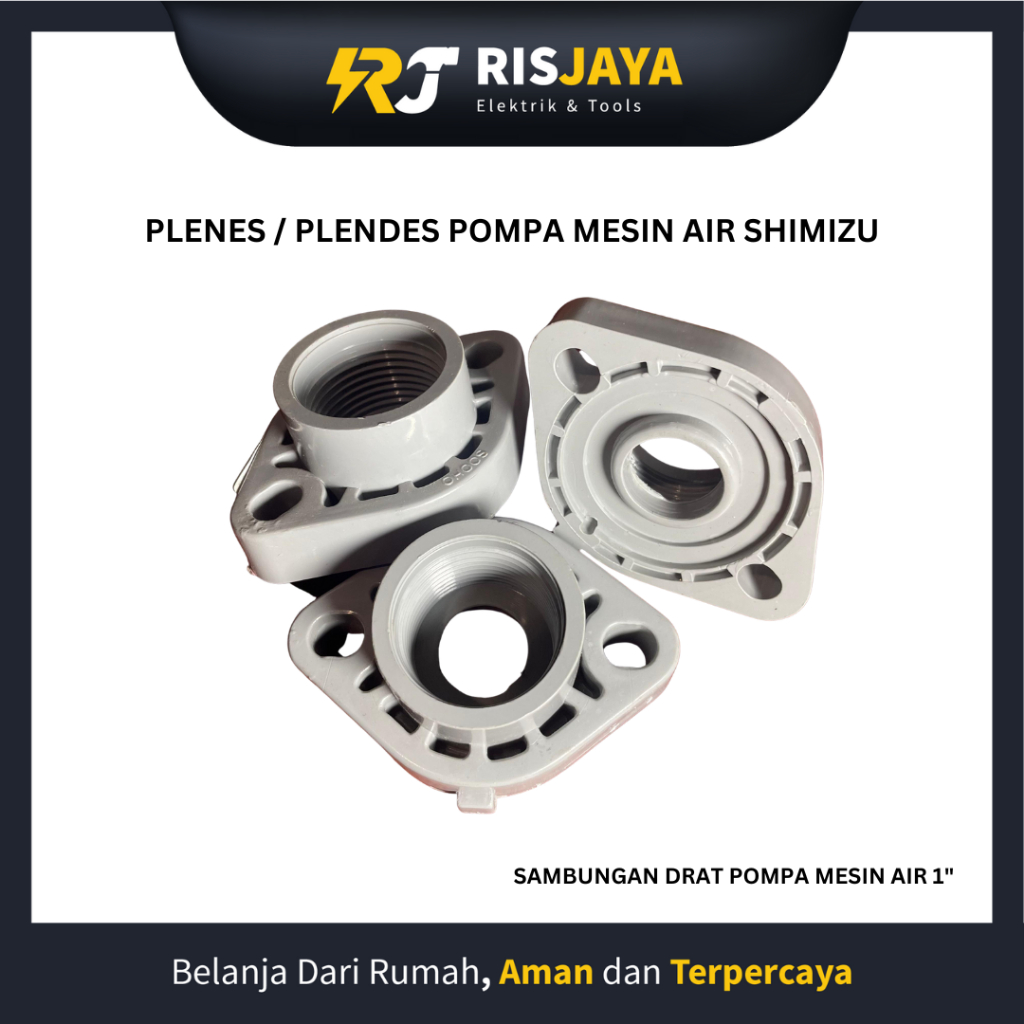 Jual Sambungan Drat Pompa Mesin Air PVC Shimizu | Plenes / Plendes ...