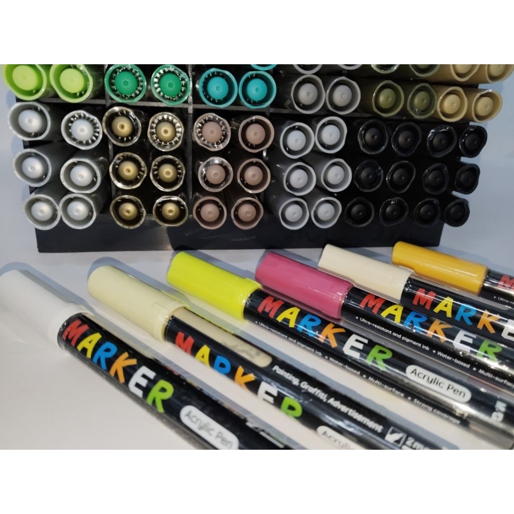 Jual M&G Spidol Akrilik/ Acrylic Marker Multifungsi Paint Marker Segala ...