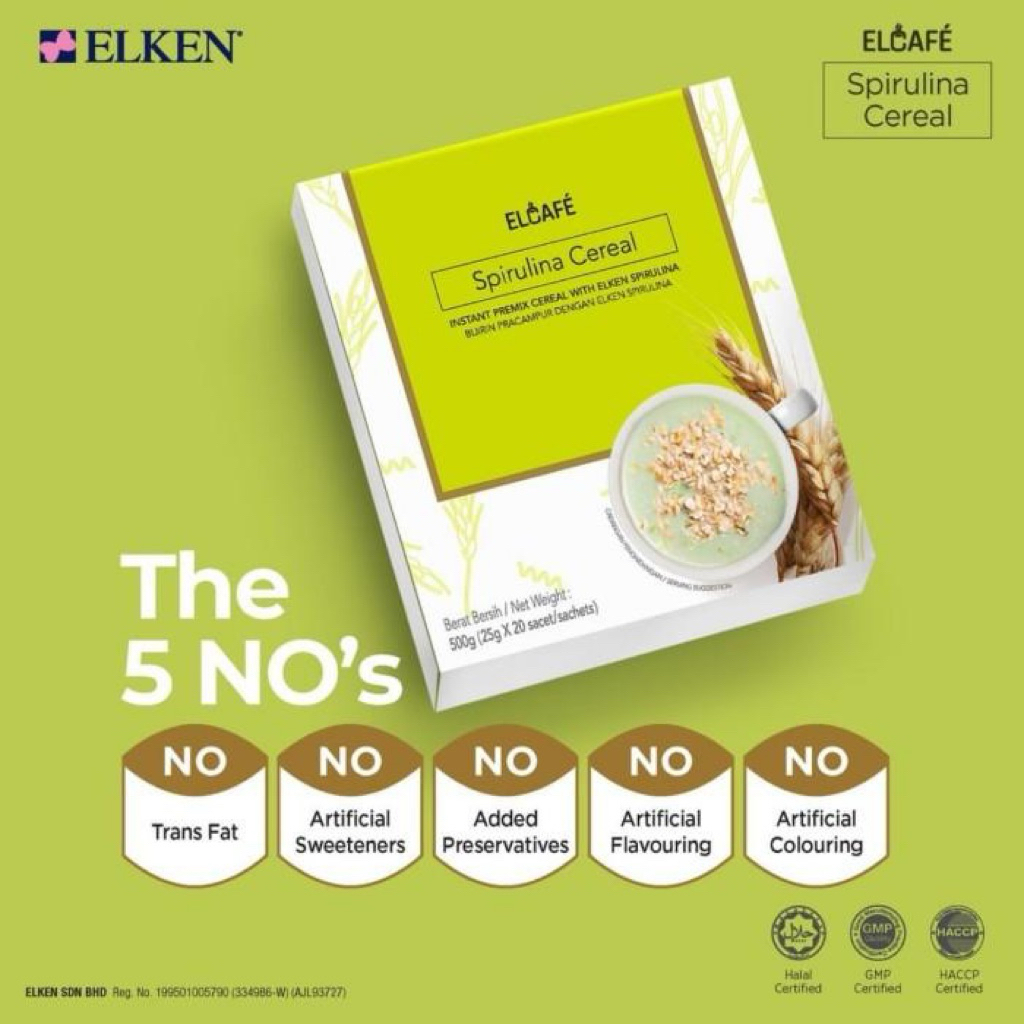 Jual Oyes Spirulina Cereal (20 Sachets) | Shopee Indonesia