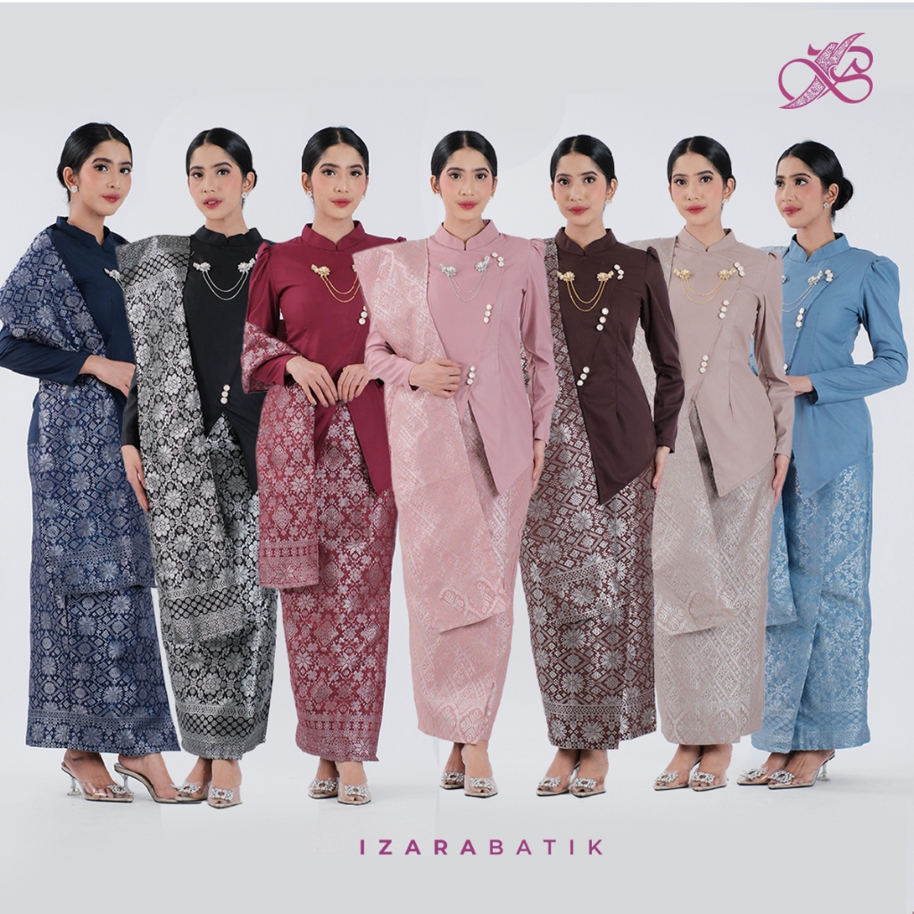 Jual IZARABATIK - Devina Series TANPA BROSS Set Kebaya Janggan Batik ...