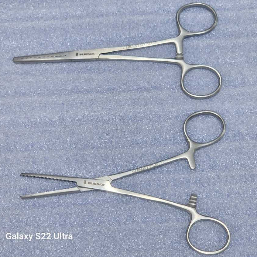 Jual GUNTING ARTERI KLEM LURUS 14 CM RENZ / PEAN LURUS /ARTERI KLEM ...