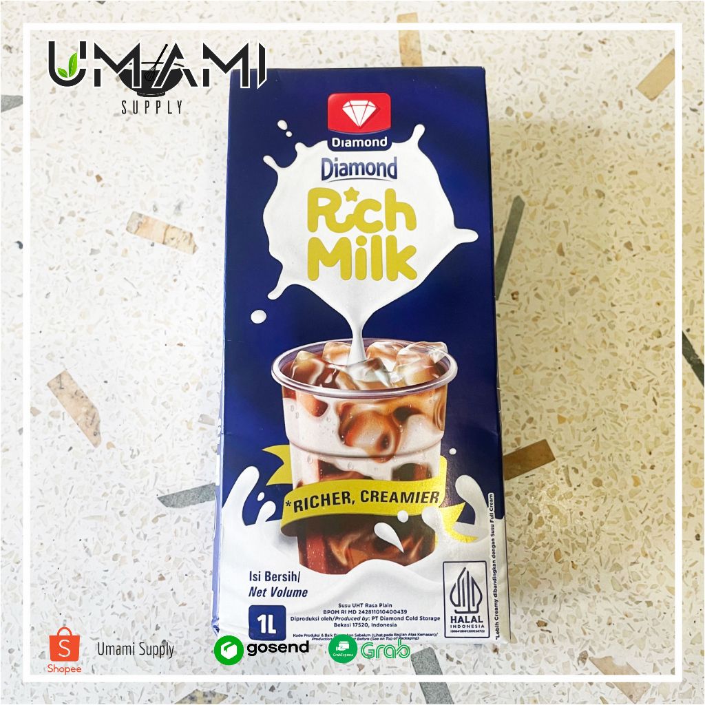 Jual Diamond - Rich Milk UHT - 1ltr | Shopee Indonesia