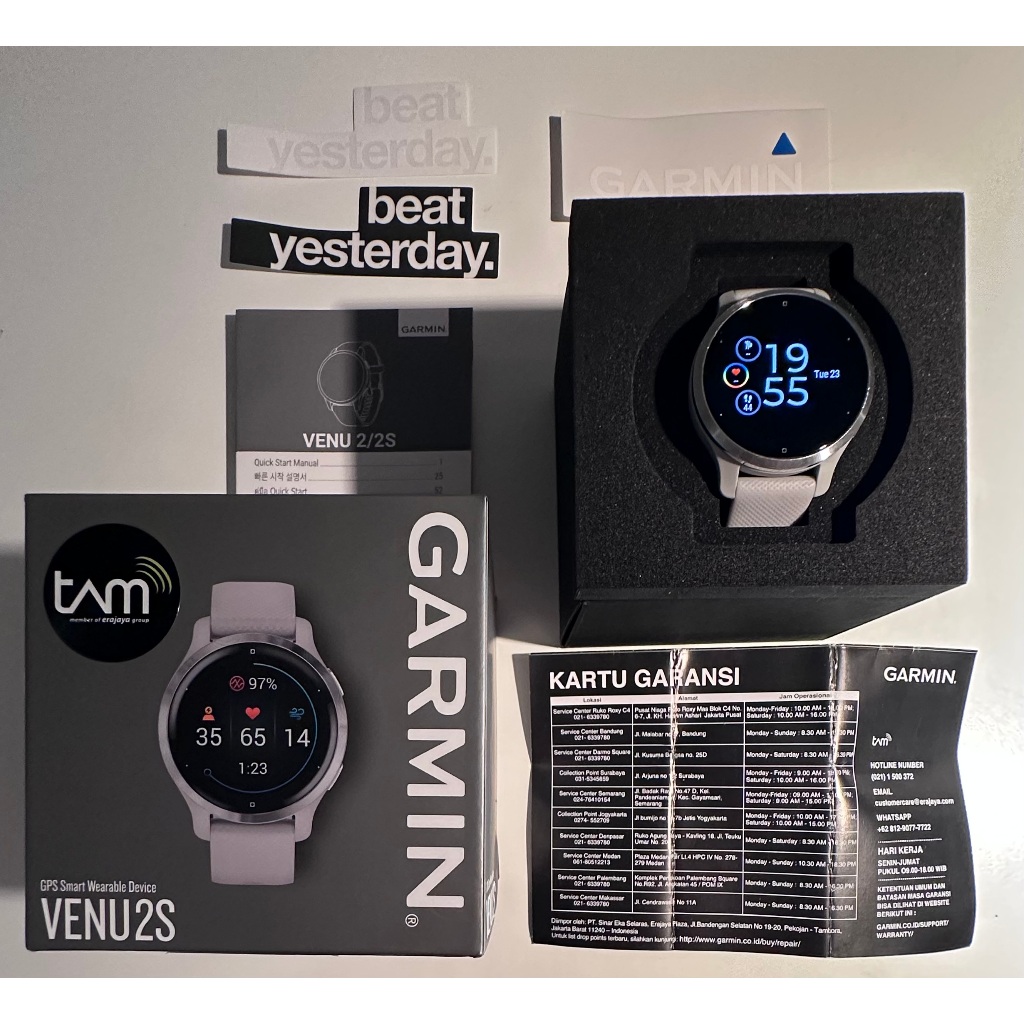 Jual Garmin Venu 2S Smartwatch – Preloved – Original – Kondisi Bagus ...
