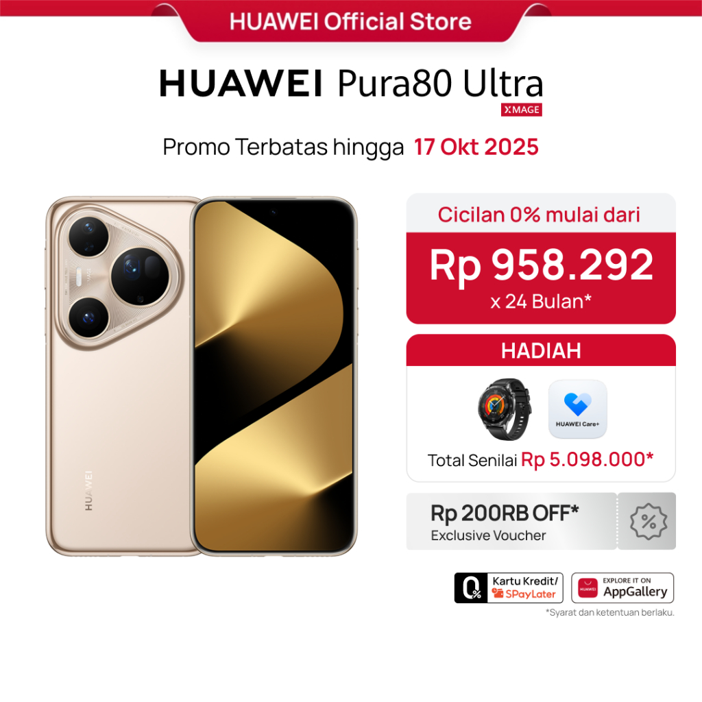 Jual [BARU] HUAWEI Pura 80 Ultra Smartphone | 10x Optical Zoom | 1-inch ...