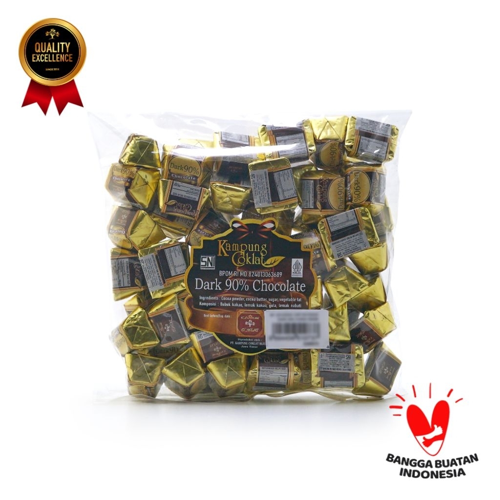 Jual DARK 90% CURAH 500 GRAM - KAMPUNG COKLAT BLITAR | Shopee Indonesia