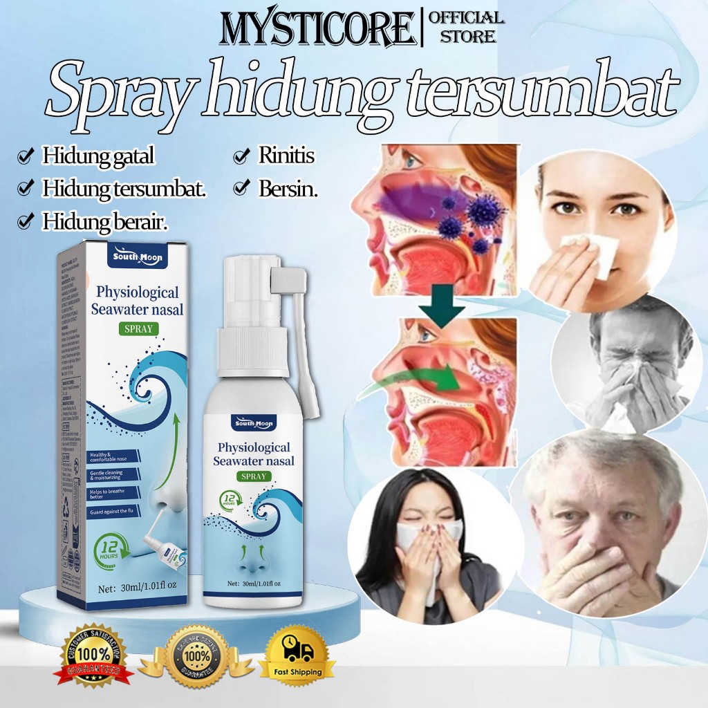 Jual MYSTICORE Obat sinusitis Nasal spray Rhinitis spray Sinusitis ...