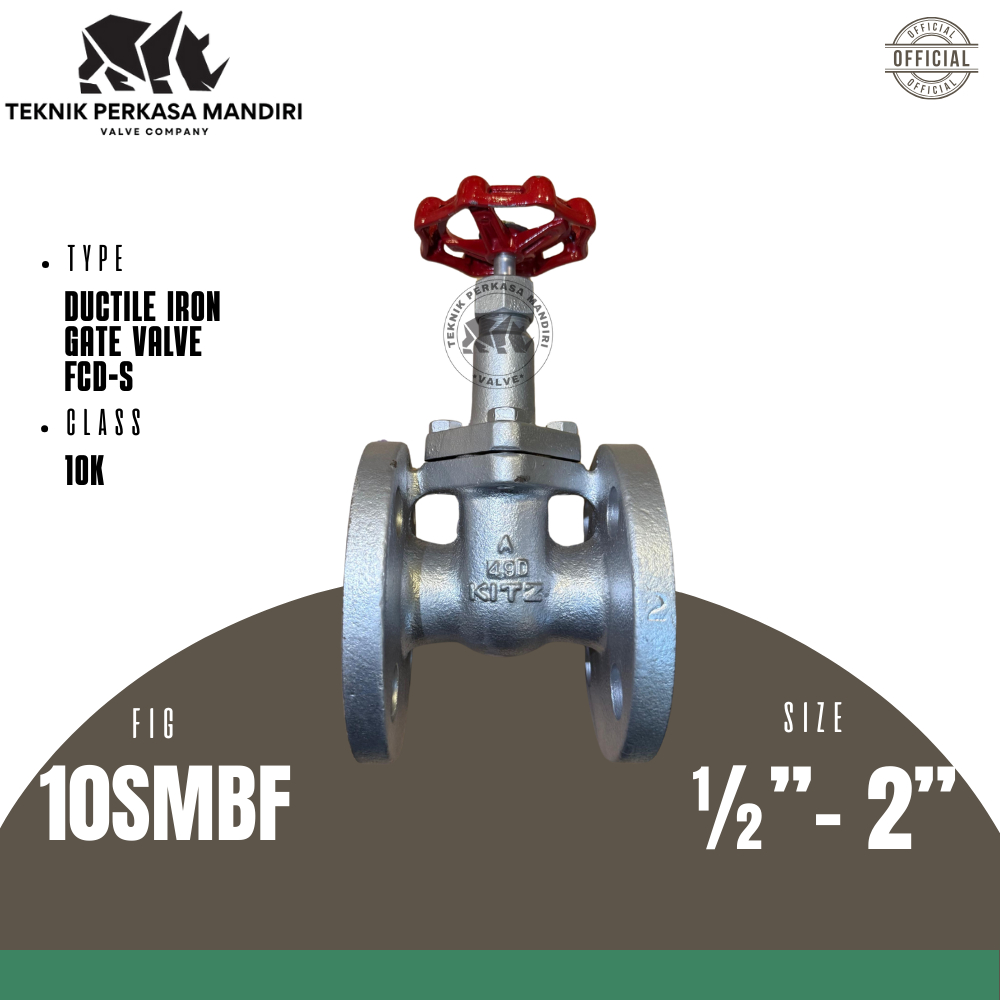 Jual GATE VALVE KITZ FCD-S 2" INCH DUCTILE IRON JIS 10K ORIGINAL ...
