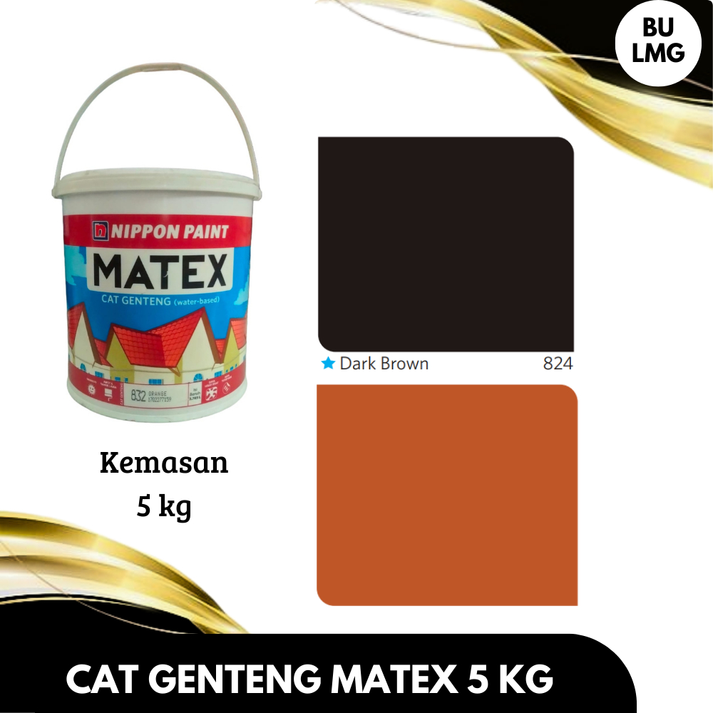 Jual Cat Genteng Matex 5kg // Cat Genteng Nippon Paint Matex Genteng ...