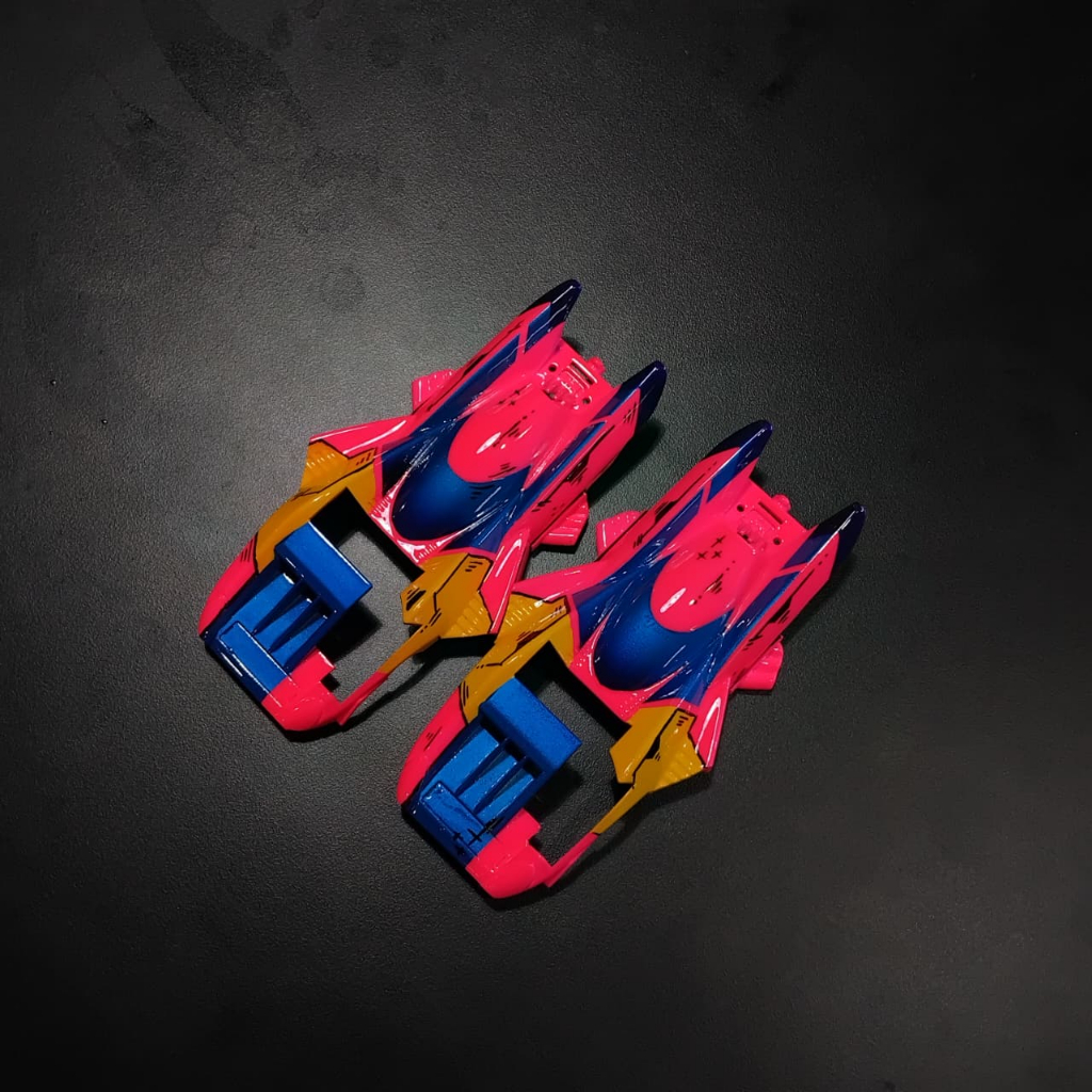 Jual Body Strato Vector Tamiya Mini 4WD Rep Custom Repaint by FNToys ...